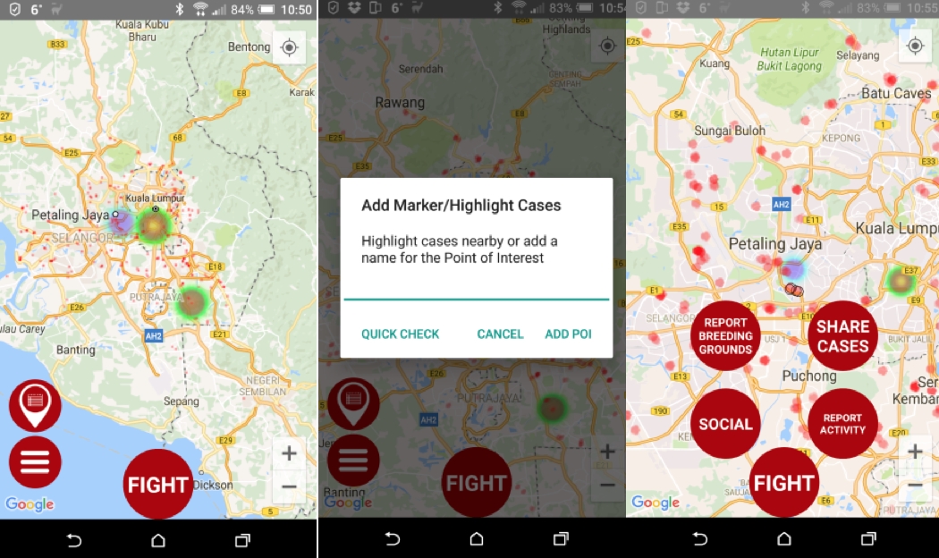 See the Fight Dengue app adding data an insight to mapping dengue ...